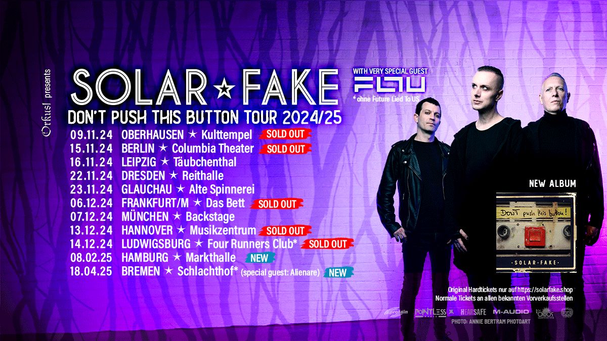 SOLAR FAKE - Tour 2024 / 2025 – Hell-Zone eZine